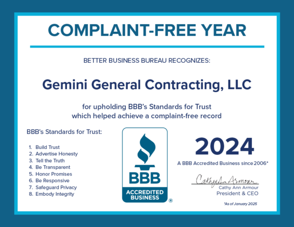 Gemini General Contracting | Roofing & Exteriors